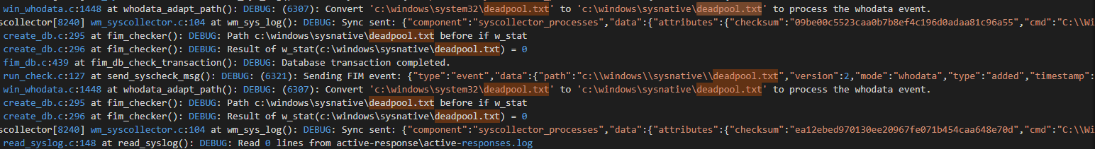 FIM issues in %WINDIR%\System32 directory · Issue #14796 · wazuh/wazuh · GitHub