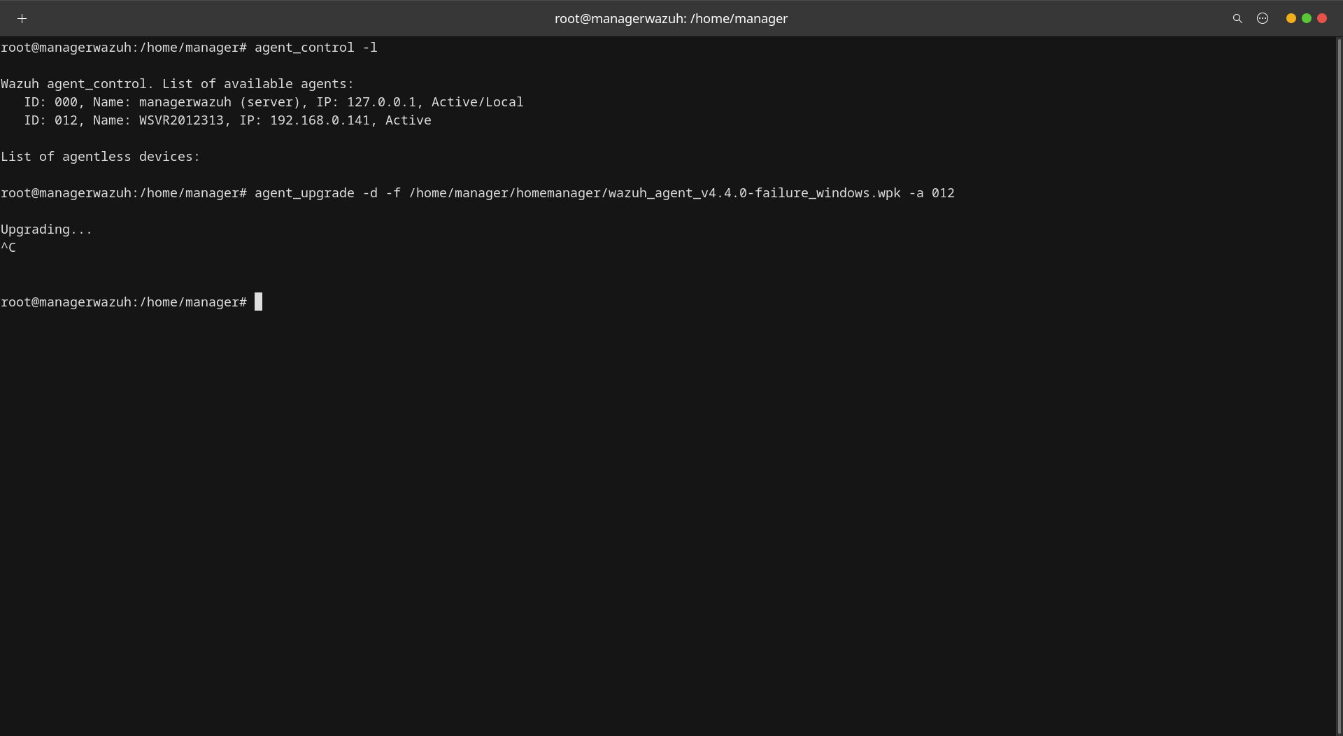 Timeout When Upgrade Fails Via Wpk From 3 X · Issue 15587 · Wazuh Wazuh · Github