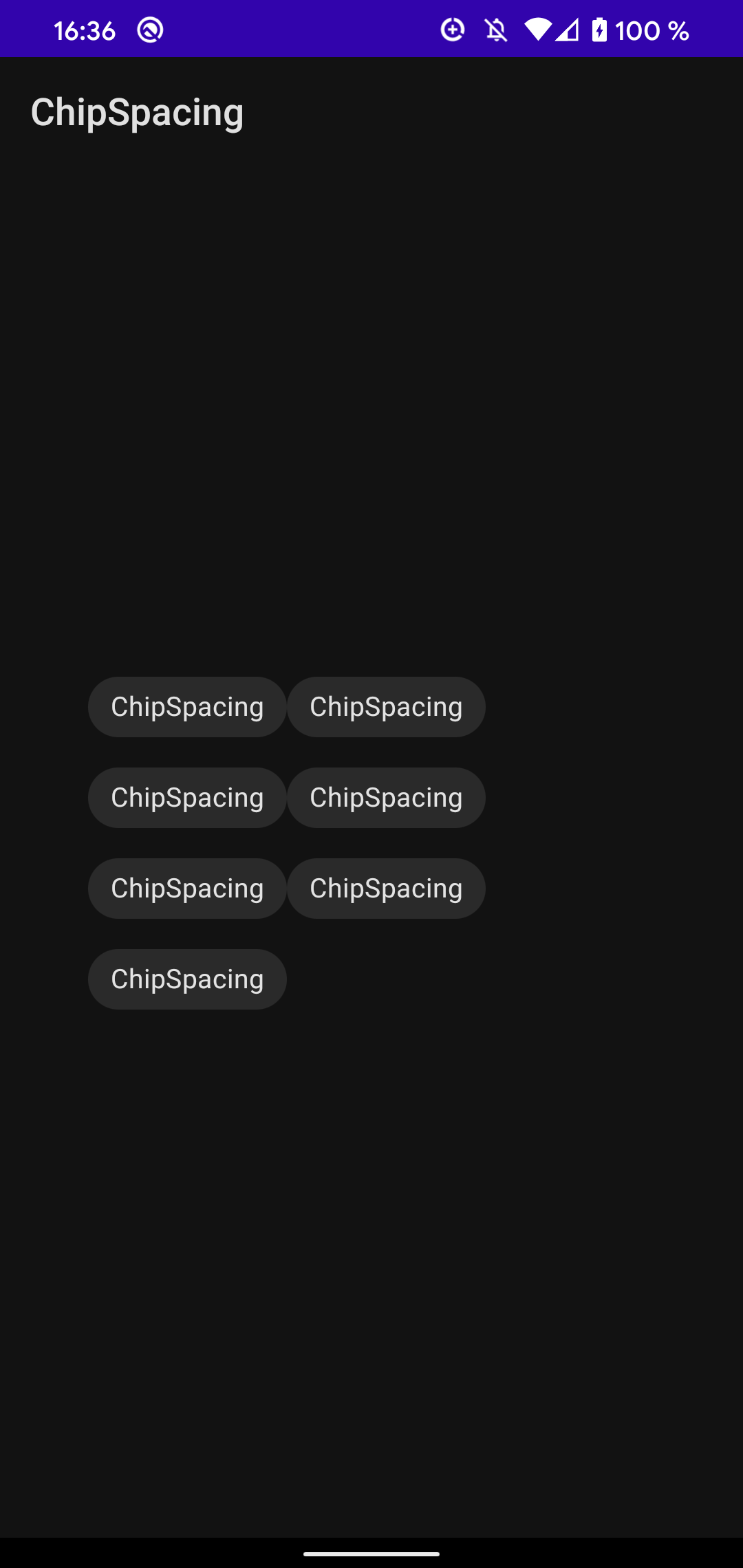 [ChipGroup] Vertical chip spacing can't be reduced below certain dp · Issue #1445 · material ...