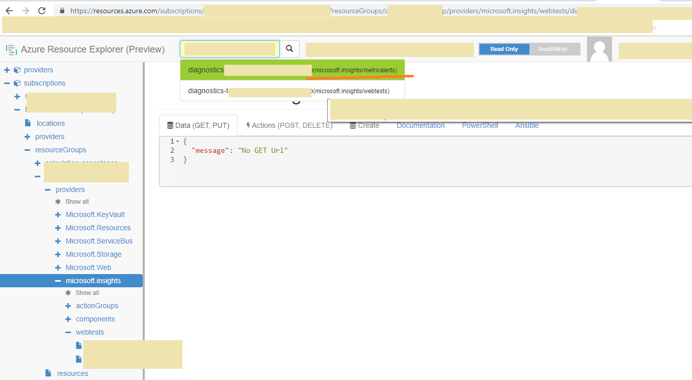 microsoft.insights/metricalerts are not showing · Issue #210 · projectkudu/AzureResourceExplorer ...