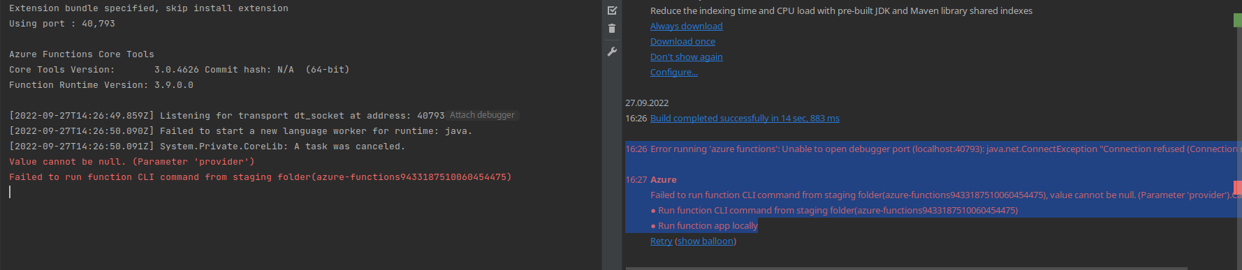 Deubug Does Not Work In Idea · Issue 6971 · Microsoft Azure Tools For Java · Github