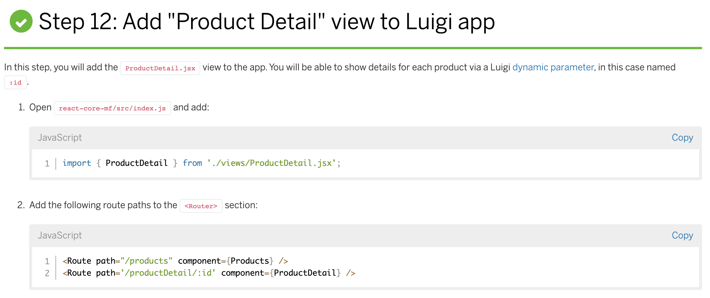 Build Luigi App with React · Issue #31 · SAP-archive/Issues · GitHub