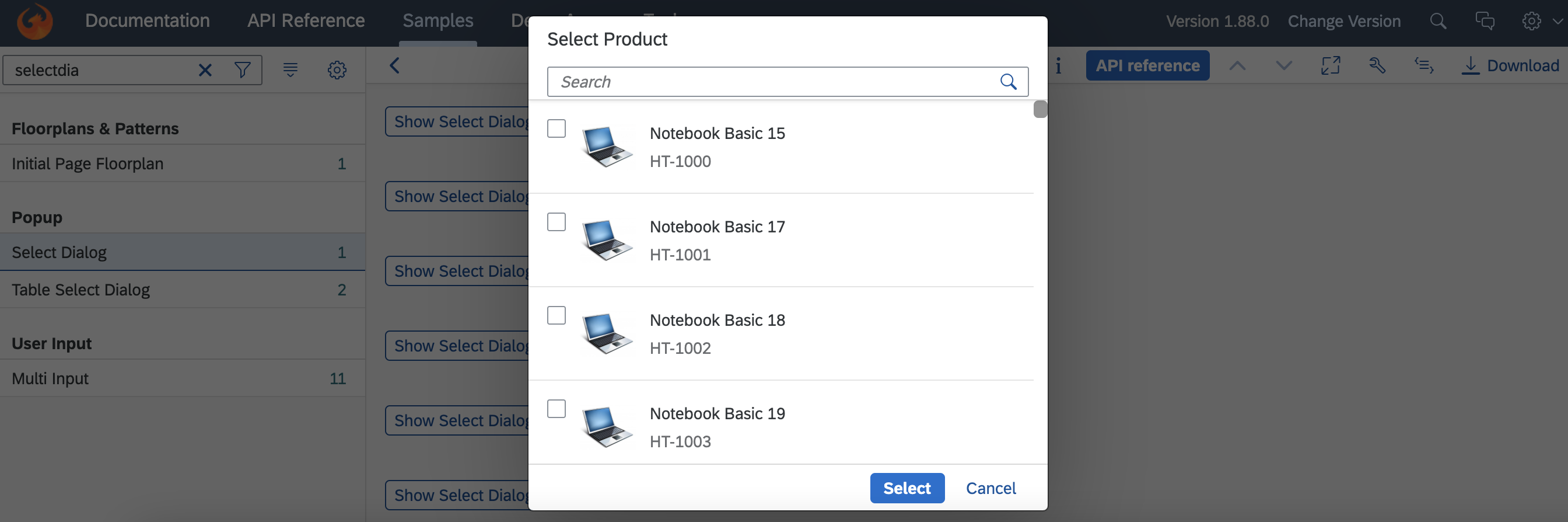 Select Dialog with Search Bar · Issue #3190 · UI5/webcomponents · GitHub