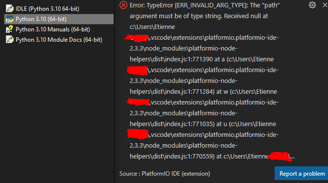 Installation Manager · Issue 1070 · Platformio Platformio Core Installer · Github