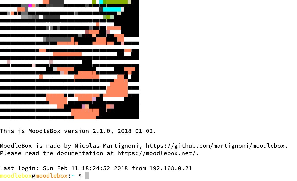 Adapt Motd To Display Pertinent Info · Issue 51 · Moodlebox Moodlebox · Github