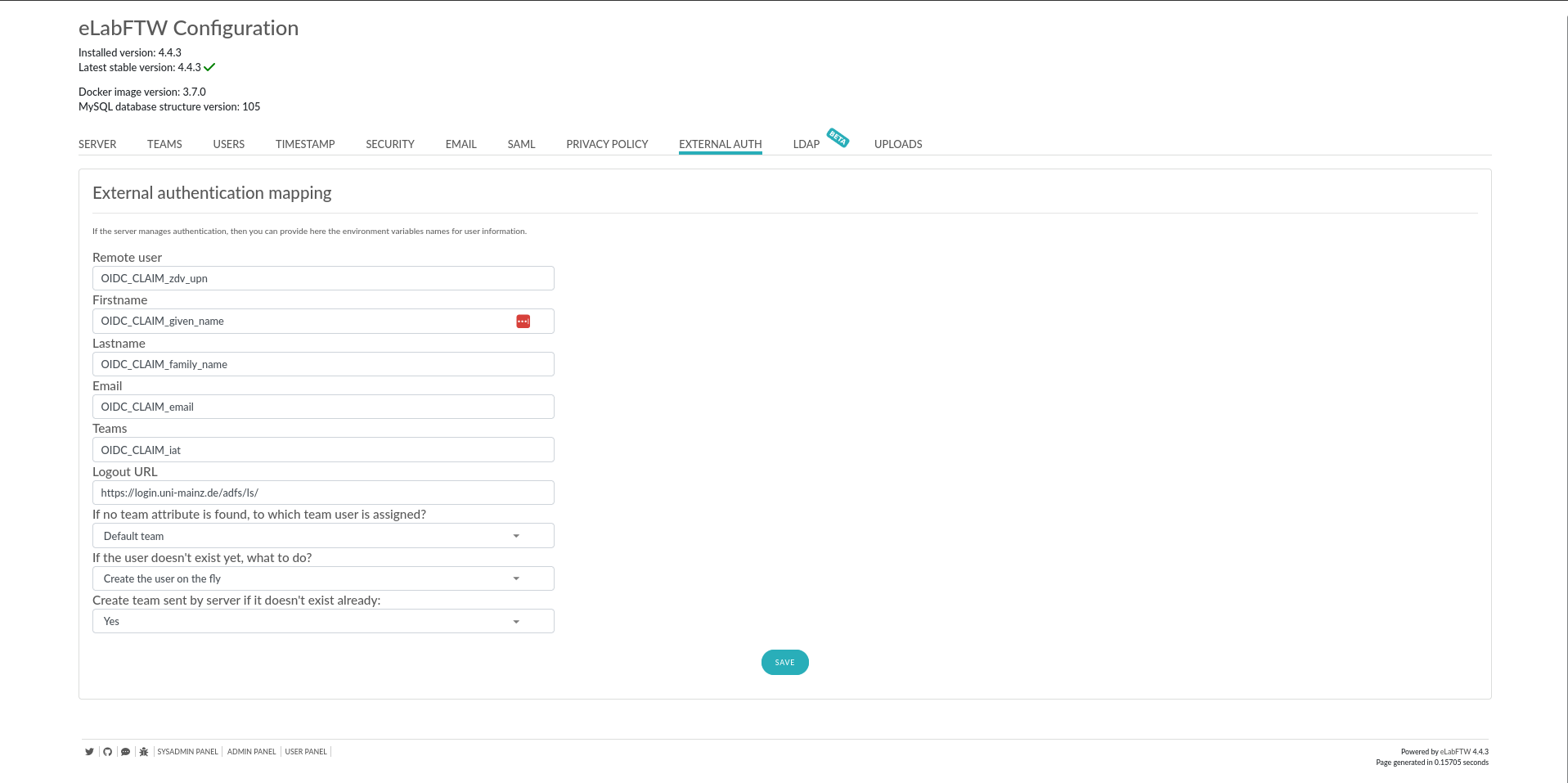 External Authentification Does Not Work · Issue 4059 · Elabftwelabftw · Github 