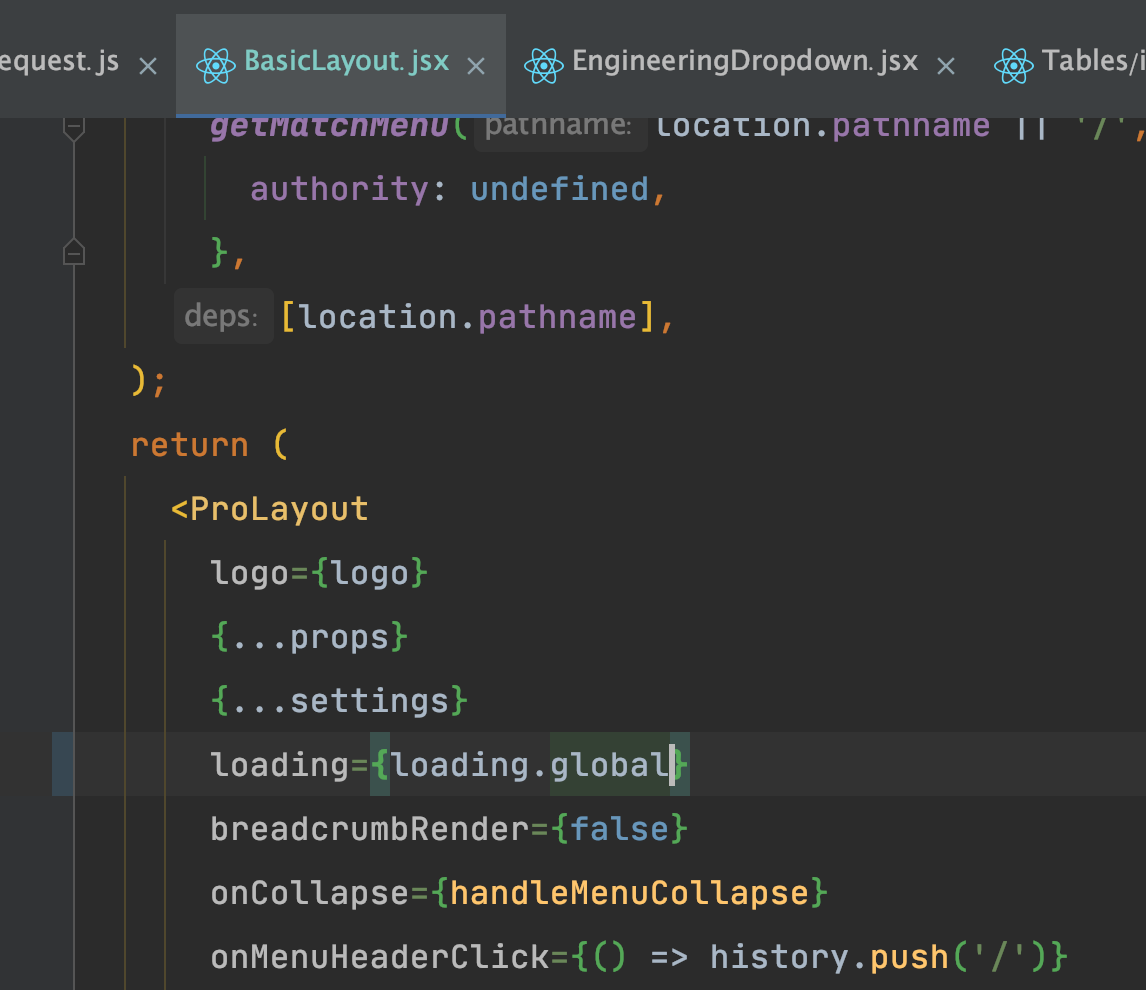 antd pro 4 ProLayout 加上loading有问题 · Issue #8300 · ant-design/ant-design-pro · GitHub