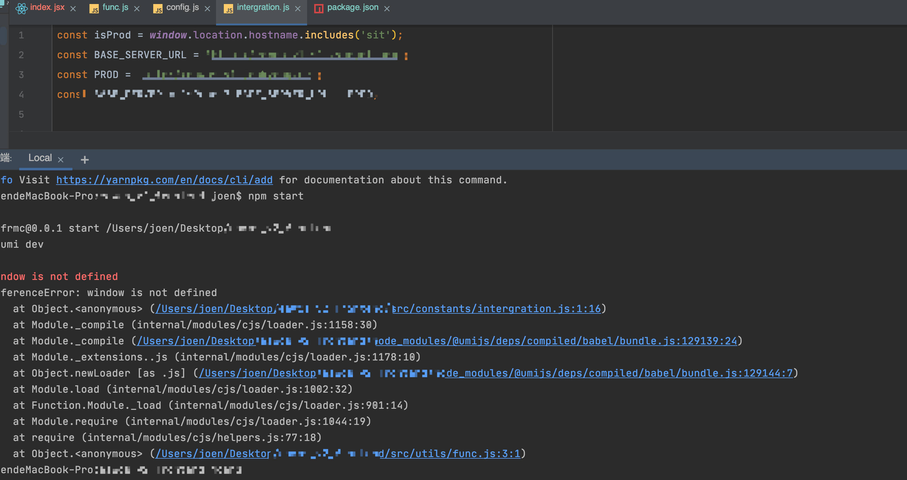 项目启动 突然报window 为定义 · Issue 8870 · Ant Designant Design Pro · Github