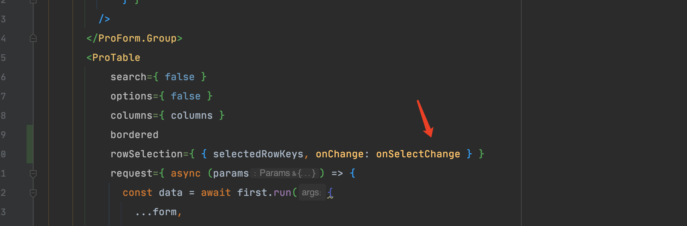 ProTable rowSelection问题 · Issue #9029 · ant-design/ant-design-pro · GitHub