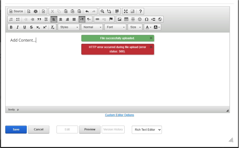 HTTP error occurred during file upload (error status: 500) · Issue #4555 · dnnsoftware/Dnn ...