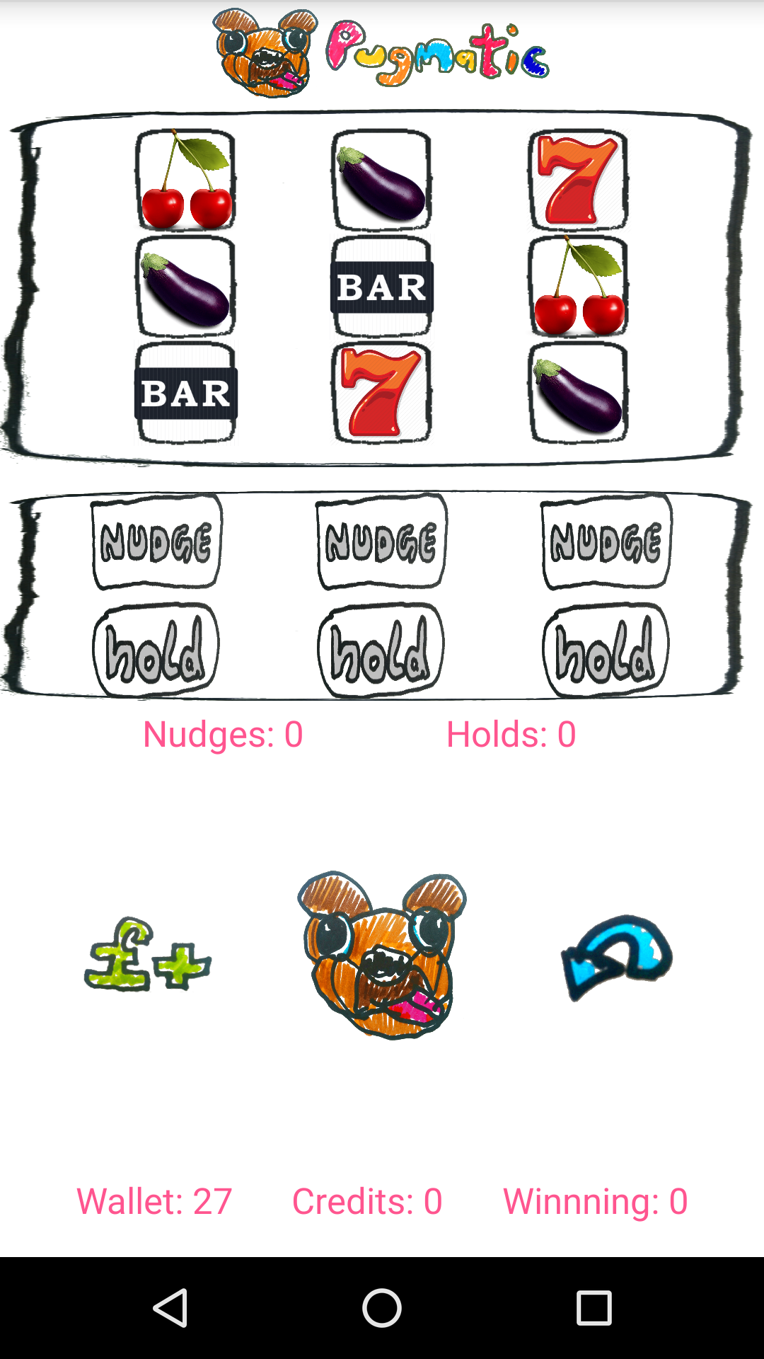 GitHub - StuCorp/Pugmatic: Android fruitmachine-style game app.