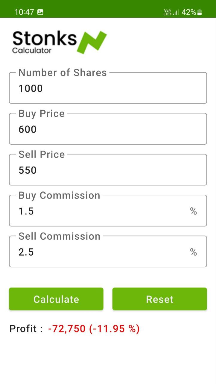 GitHub - ekyrizky/stonks-calculator: stonks calculator to calculate (stocks) profit made with ...