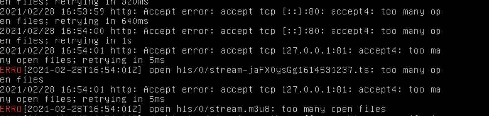 Useful error messages for file descriptor limits · Issue #775 · owncast/owncast · GitHub