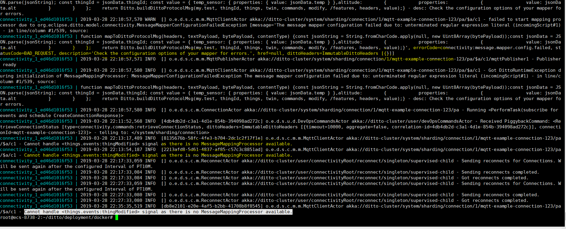 No Messagemappingprocessor Available · Issue 370 · Eclipse Dittoditto · Github