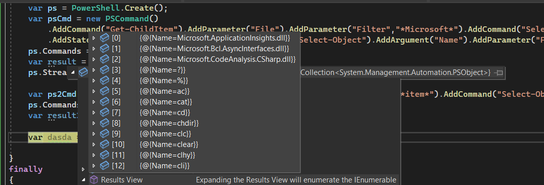 Output from a different statement is included even after ClearStreams() · Issue #17985 ...