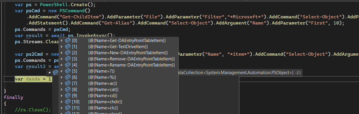 Output from a different statement is included even after ClearStreams() · Issue #17985 ...