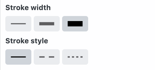 Stroke width vs. stroke style · Issue #2600 · excalidraw/excalidraw ...