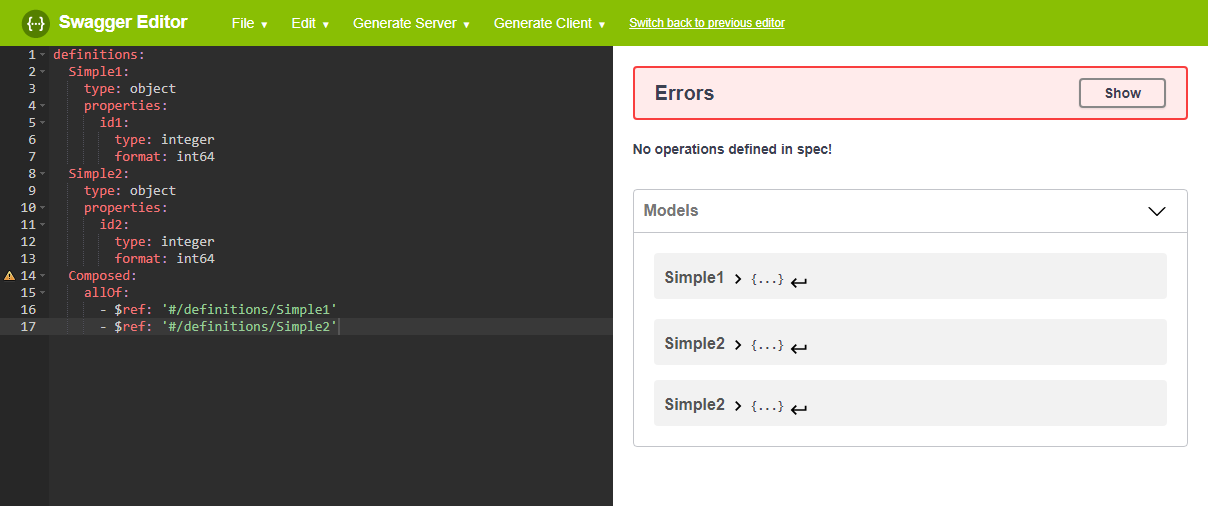 Wrong Model Titles When Composing Using Allof · Issue 2946 · Swagger Apiswagger Ui · Github