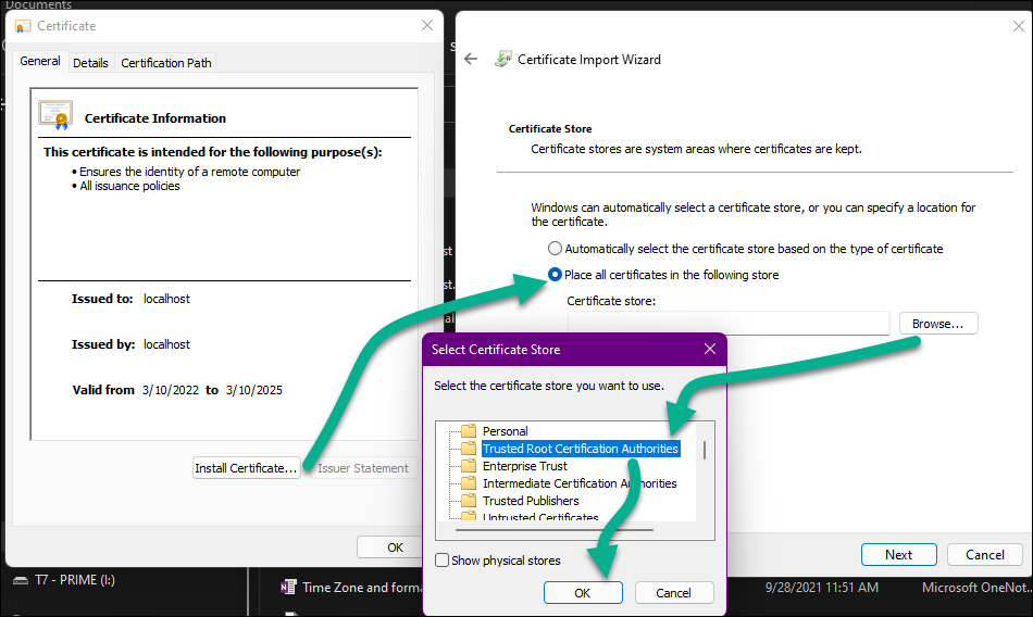 Opening a sample using a development container: Hosted workbench says that gulp serve is not ...