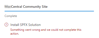 Cannot Install SPFx Solution or Activate Custom Feature using a Site ...