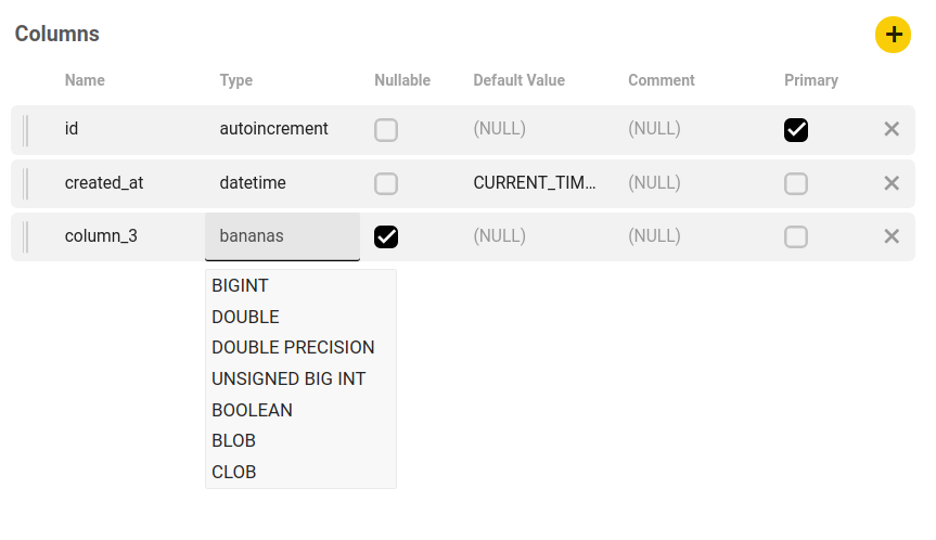 BUG: Table structure cannot work if name not in suggestion list · Issue #842 · beekeeper-studio ...