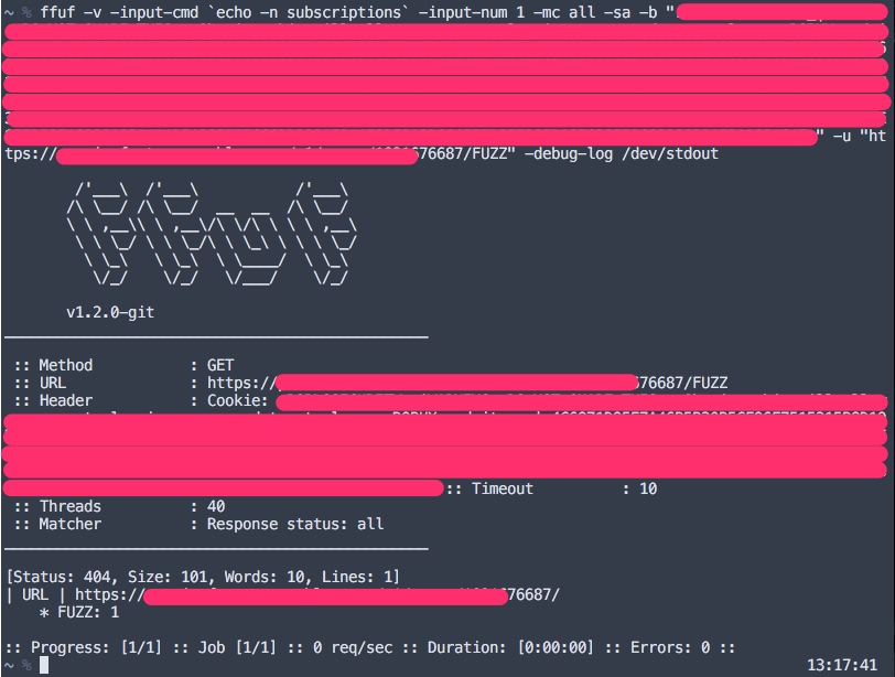 Input command usability improvement suggestion · Issue #141 · ffuf/ffuf · GitHub