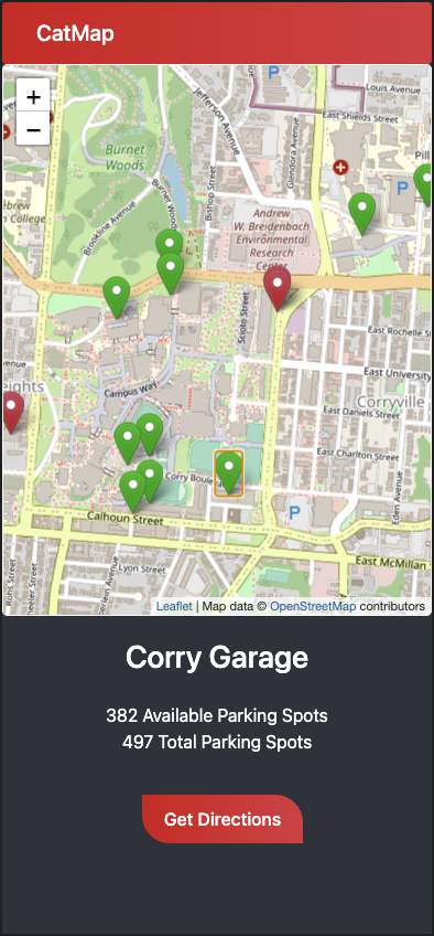 GitHub - pratxks/catmap: Web app that provides real-time information ...