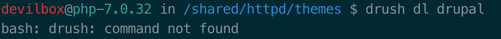Drush Not Installed In Php Container · Issue 401 · Cytopia Devilbox · Github