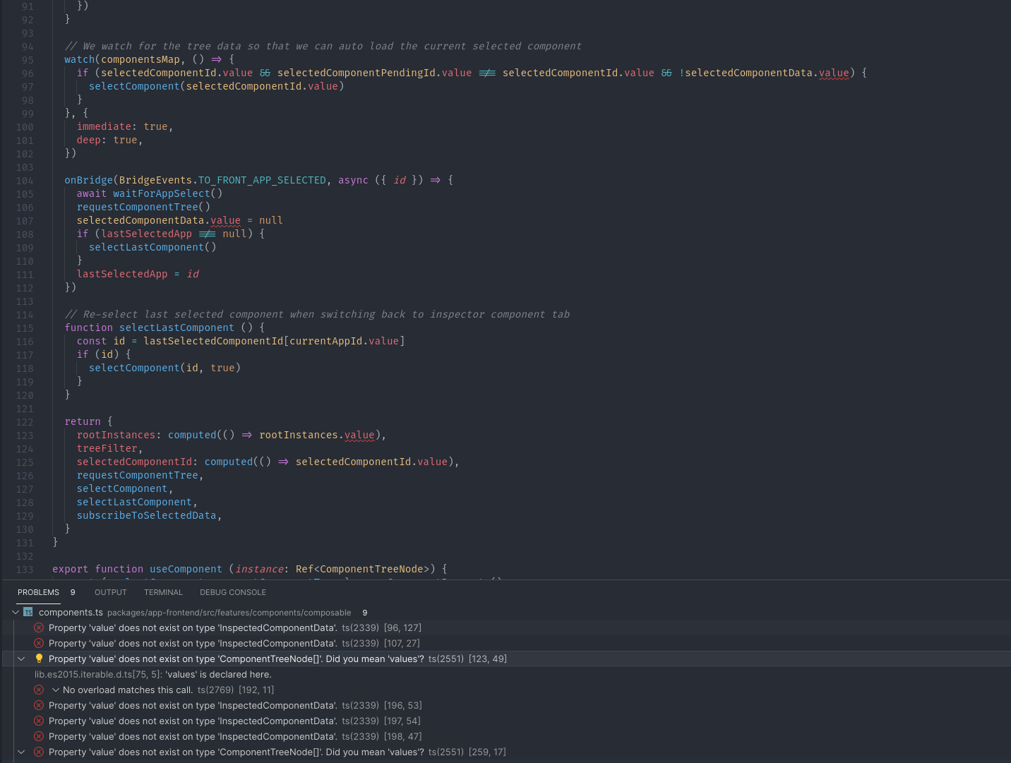ref () returns T instead of Ref · Issue #857 · vuejs/composition-api · GitHub