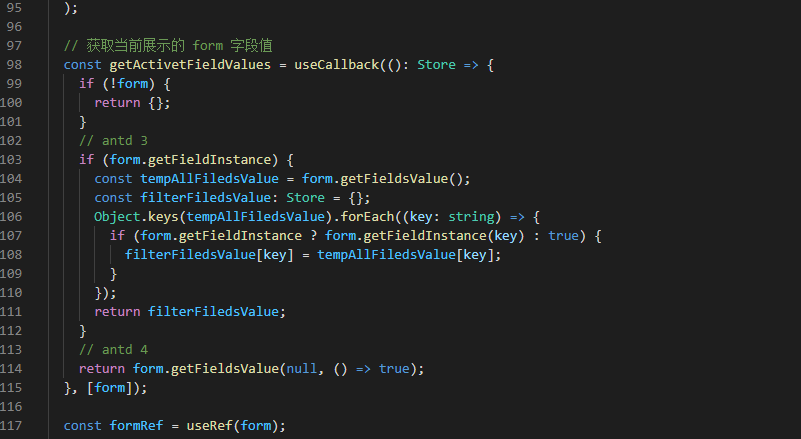 [useAntdTable] - Form 中动态增减嵌套的字段没有识别出来 · Issue #610 · alibaba/hooks · GitHub
