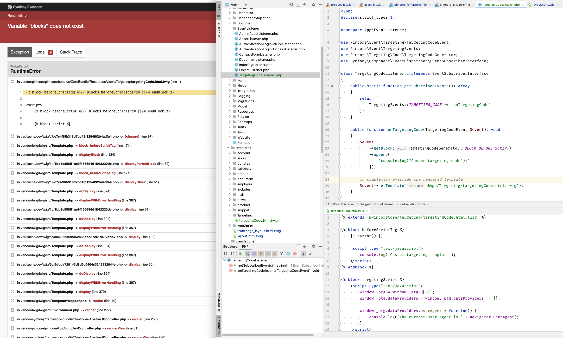 [Bug]: VsitorInfo variable blocks does not exists · Issue #13824 · pimcore/pimcore · GitHub