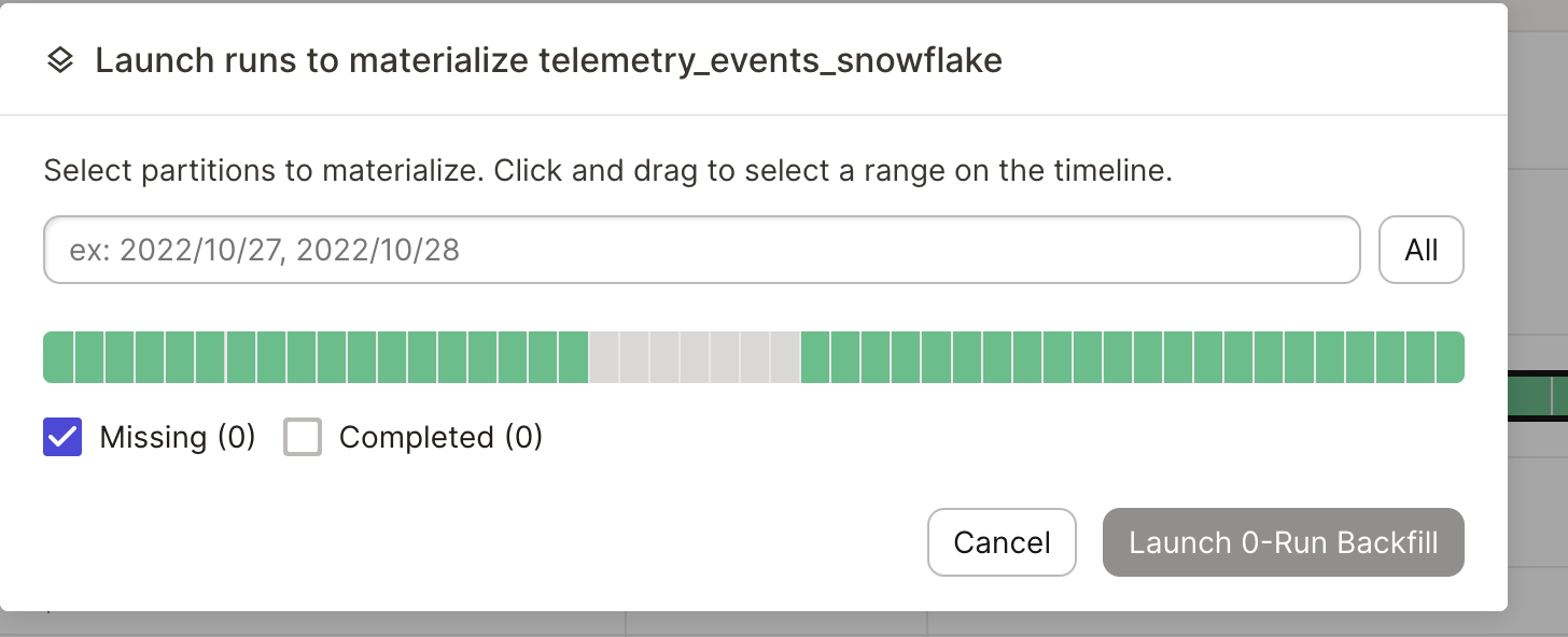 Select all by default in backfill modal · Issue #11093 · dagster-io ...