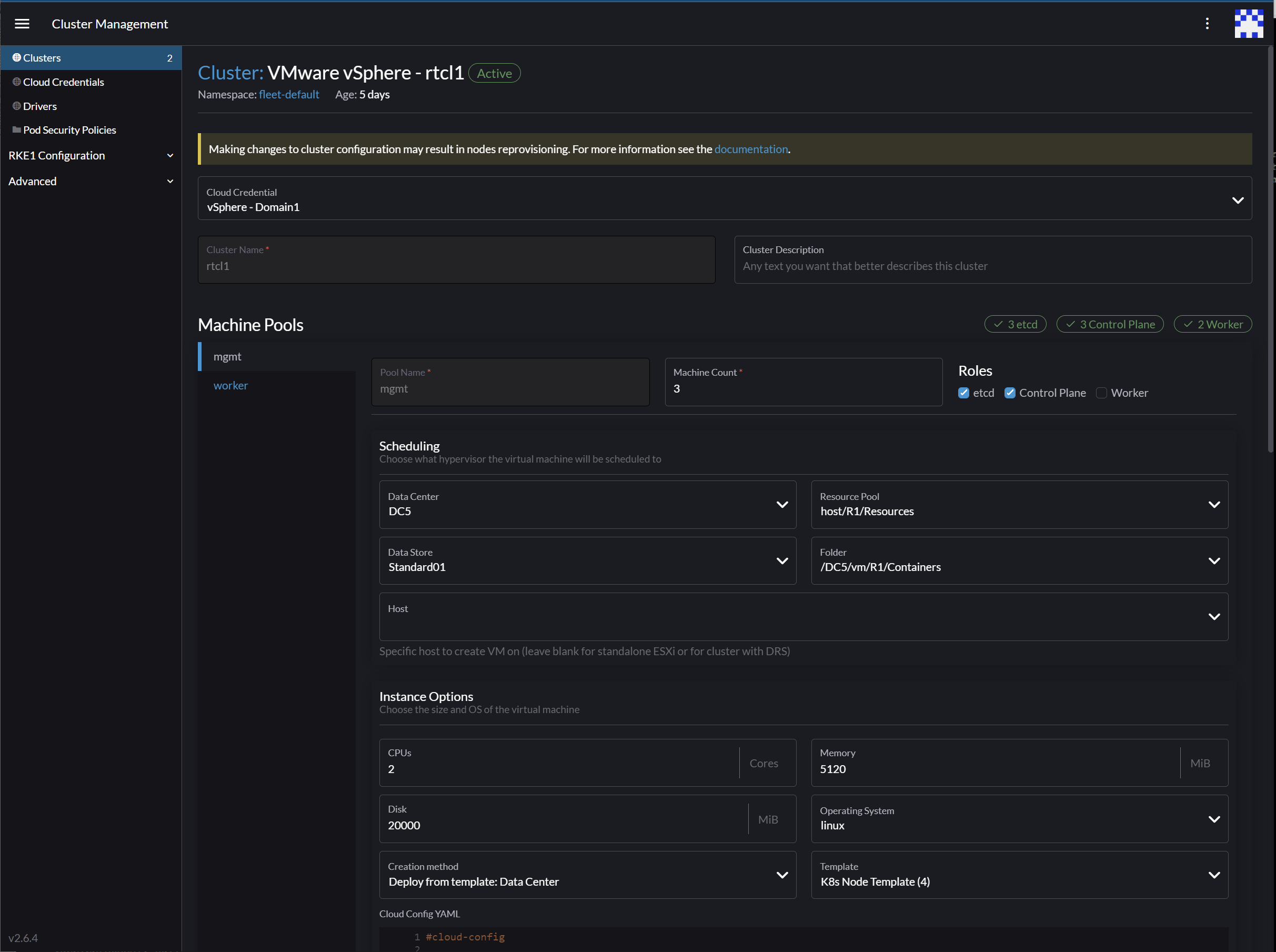 No option to select node template when creating RKE2 cluster pool · Issue #6020 · rancher ...