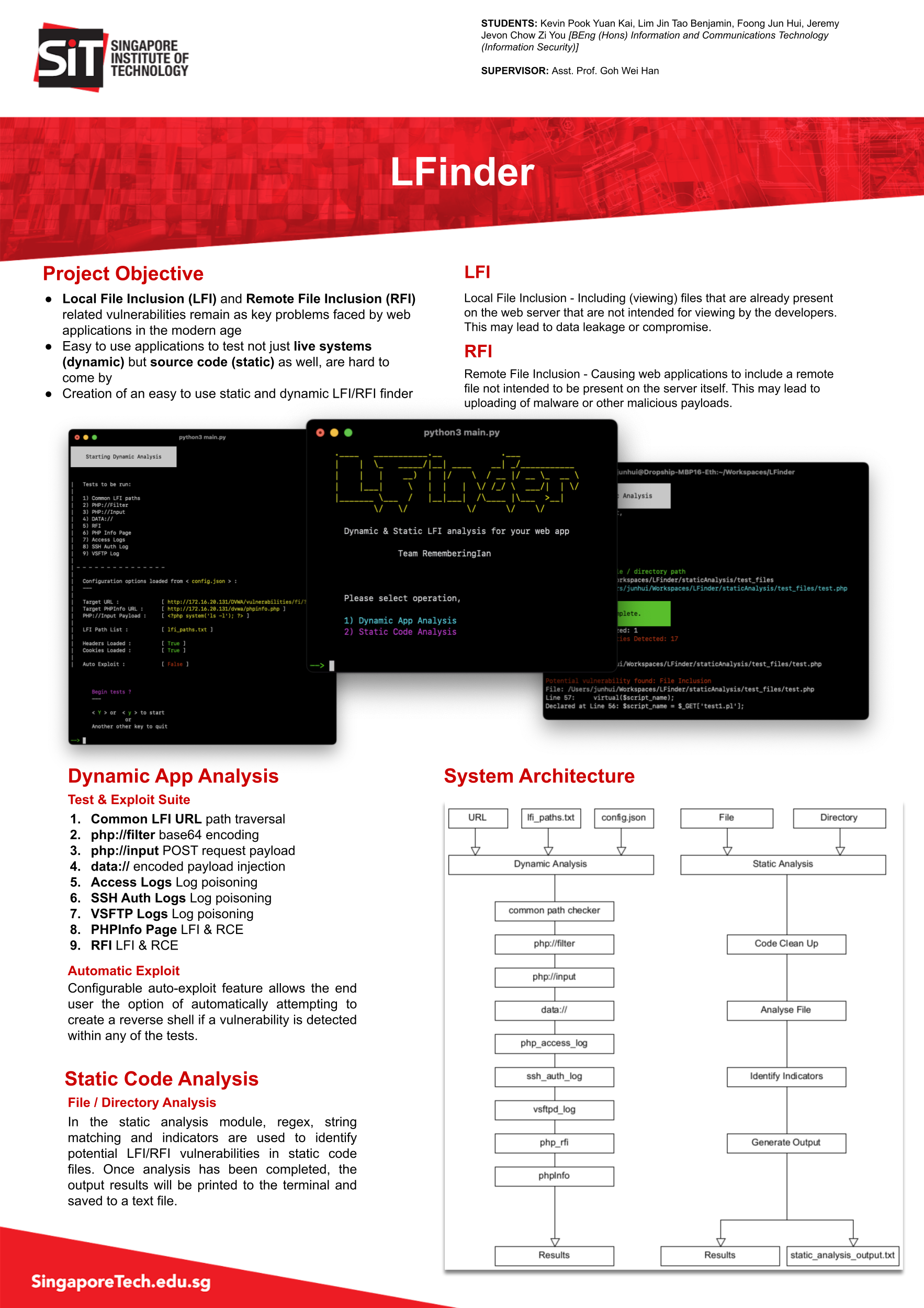 GitHub - junhui-f/ICT2206-RememberingIan-LFinder
