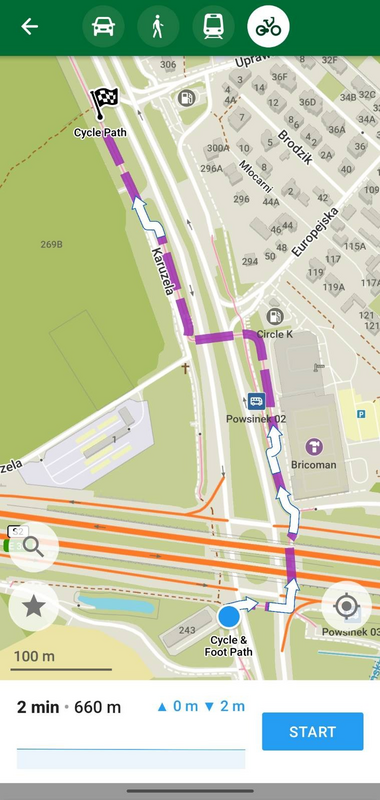 Strange bicycle route · Issue #4059 · organicmaps/organicmaps · GitHub