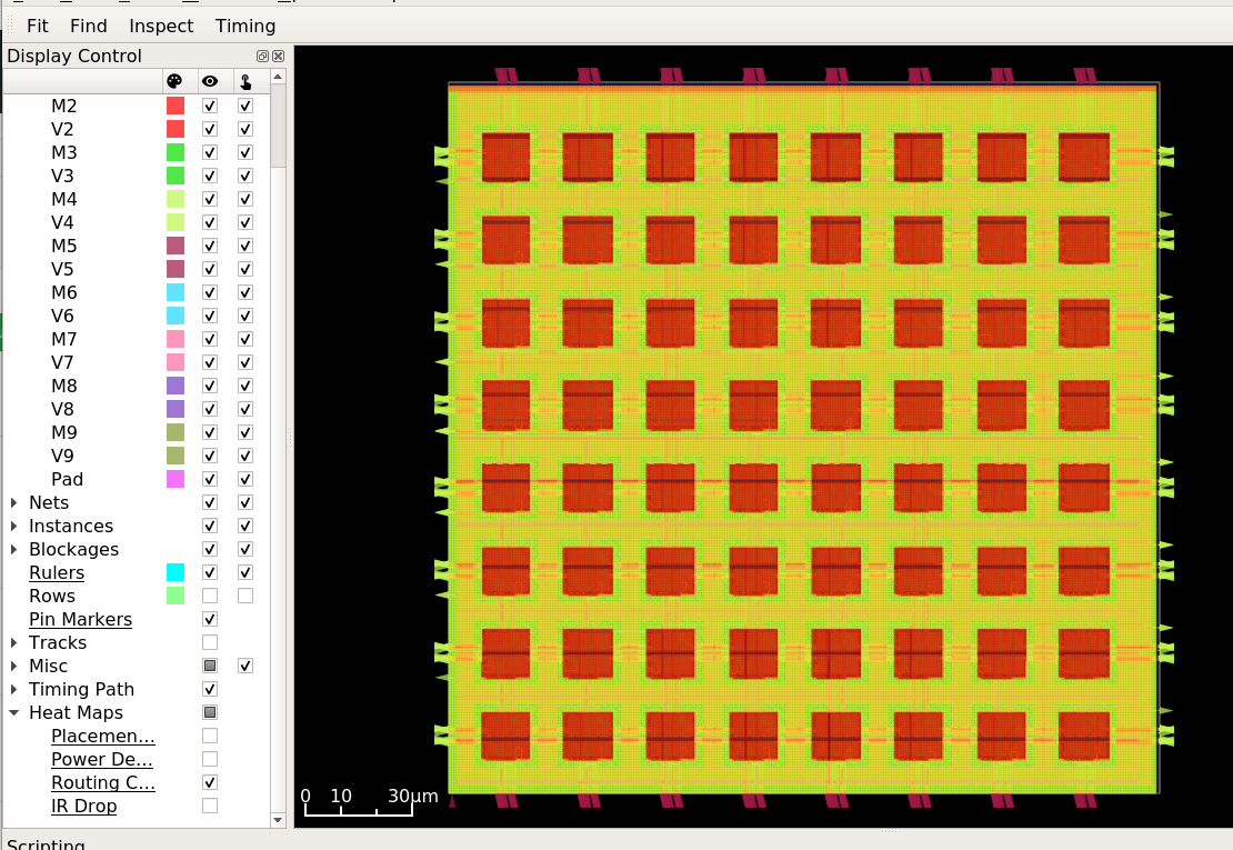 Routing congestion heat-map shows bogus heat congestion at top in a horizontal strip · Issue ...