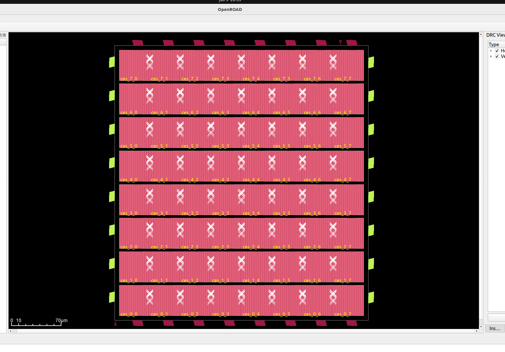 make mock-array 64 bit data path work with routing by abutment · Issue #1200 · The-OpenROAD ...