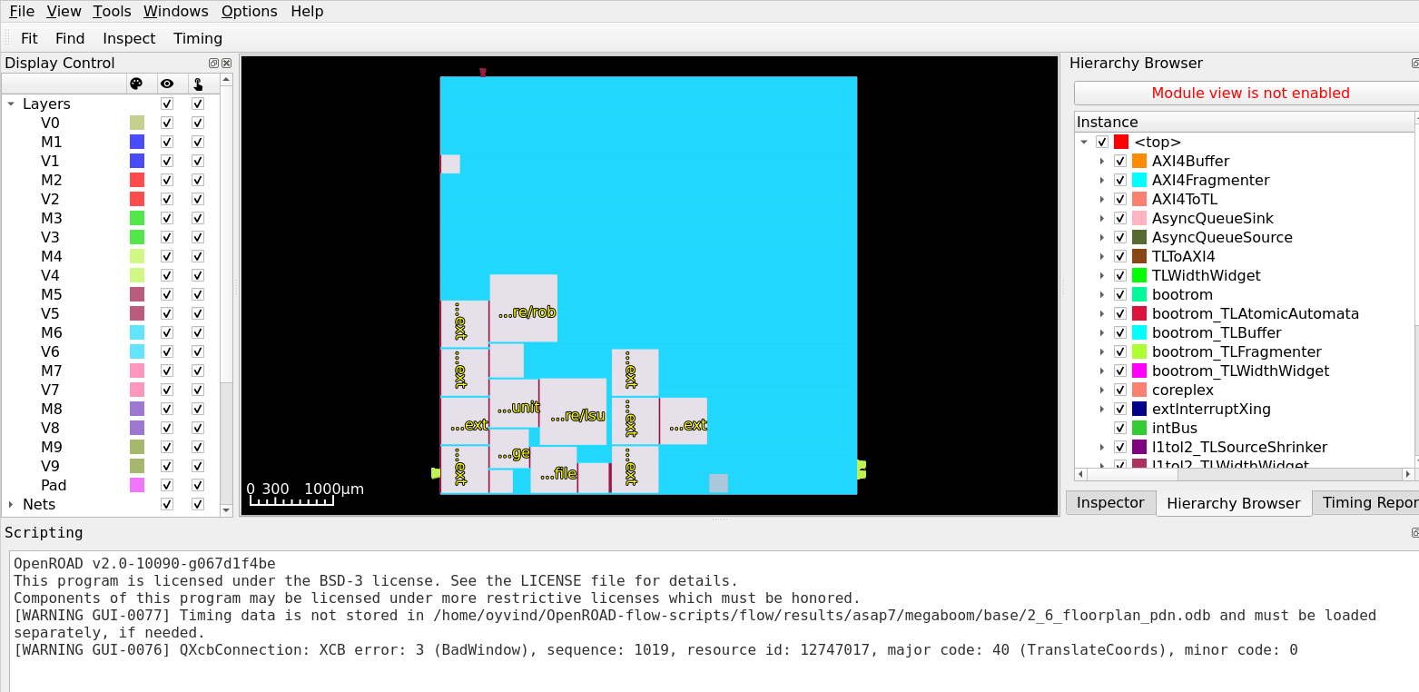 Openroad Gui Doesn T Show Any Progress Indication When Drawing The First Time · Issue 3937