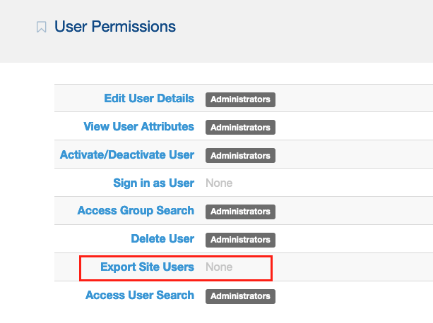 Export Site Users Permissions Not Working · Issue 11044 · Concretecms Concretecms · Github