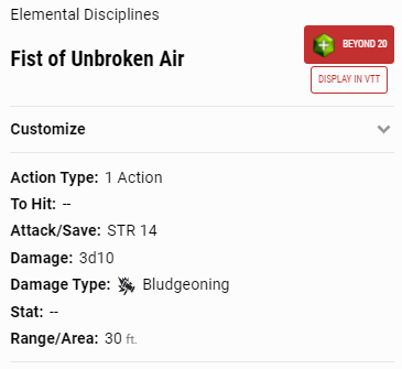 To Hit as "-" should not roll d20 · Issue #377 · kakaroto/Beyond20 · GitHub