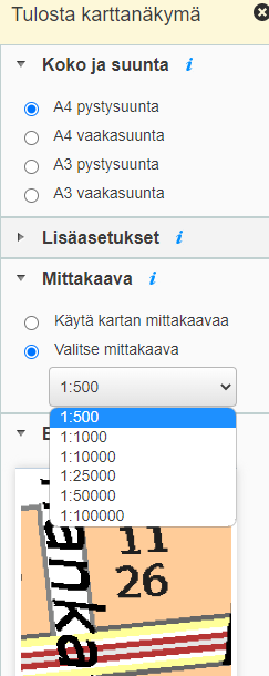Print map of the specified area · Issue #283 · oskariorg/oskari-docs · GitHub