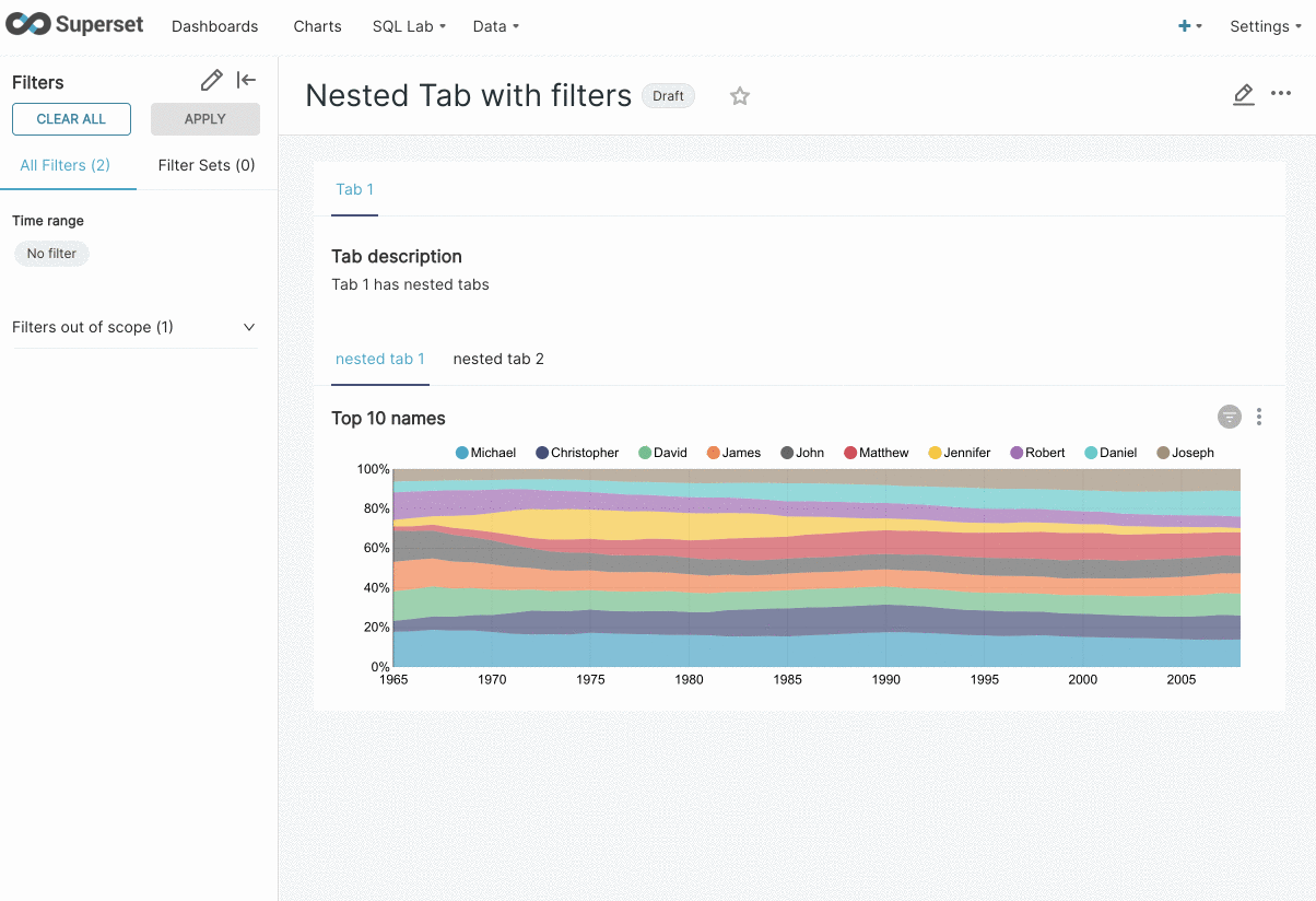 [native filters] Filters displayed as out of scope for dashboard with ...