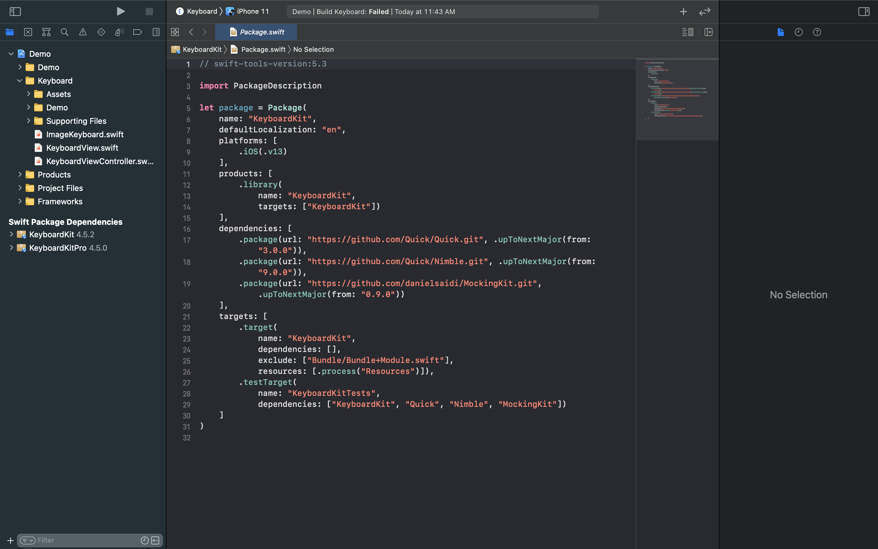 Variable used within its own initial value · Issue #270 · KeyboardKit/KeyboardKit · GitHub