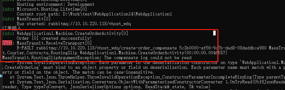question. the compensate log could not be read · Issue #3942 · MassTransit/MassTransit · GitHub