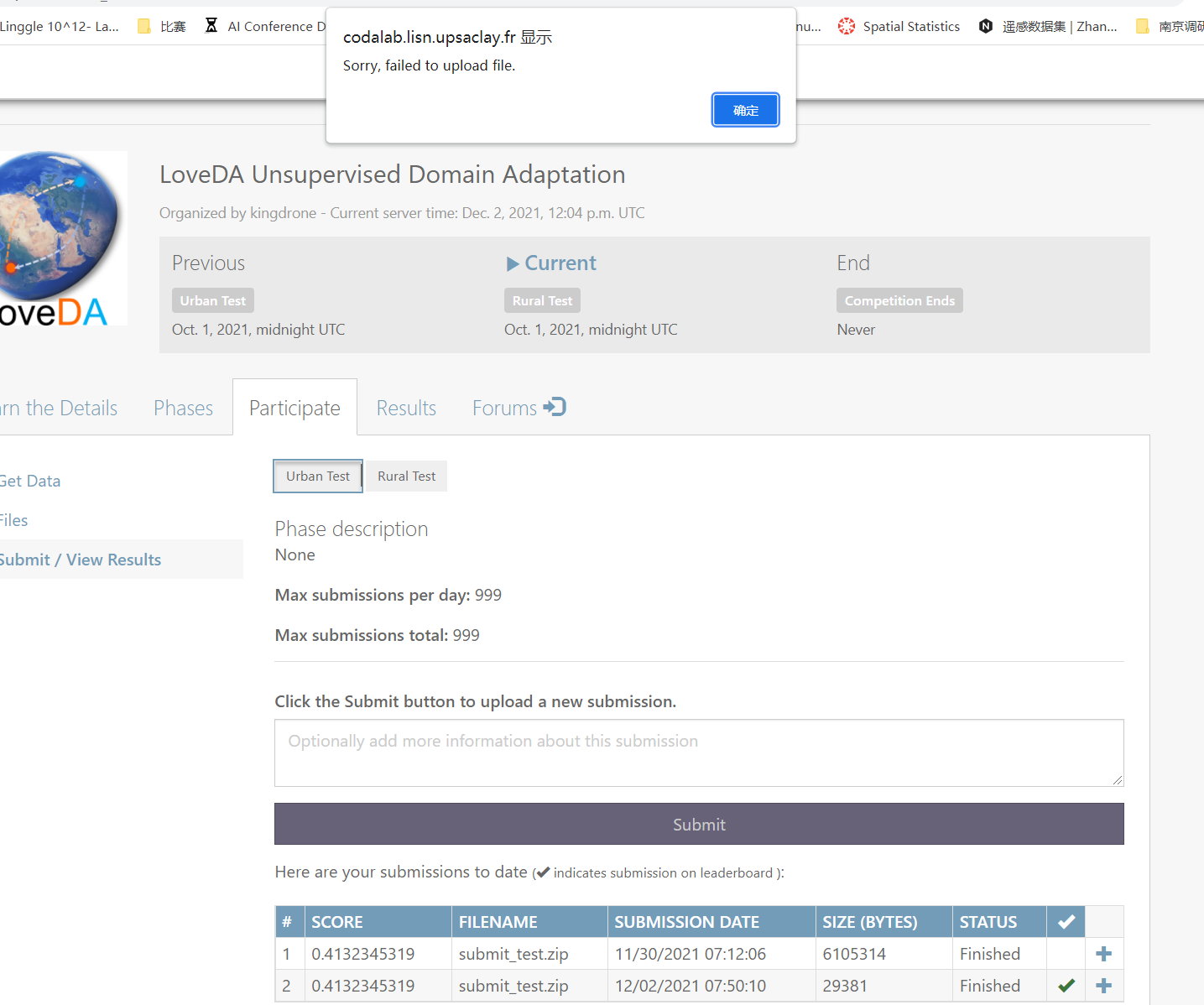 The file cannot be uploaded on the codalab server · Issue #3053 · codalab/codalab-competitions ...