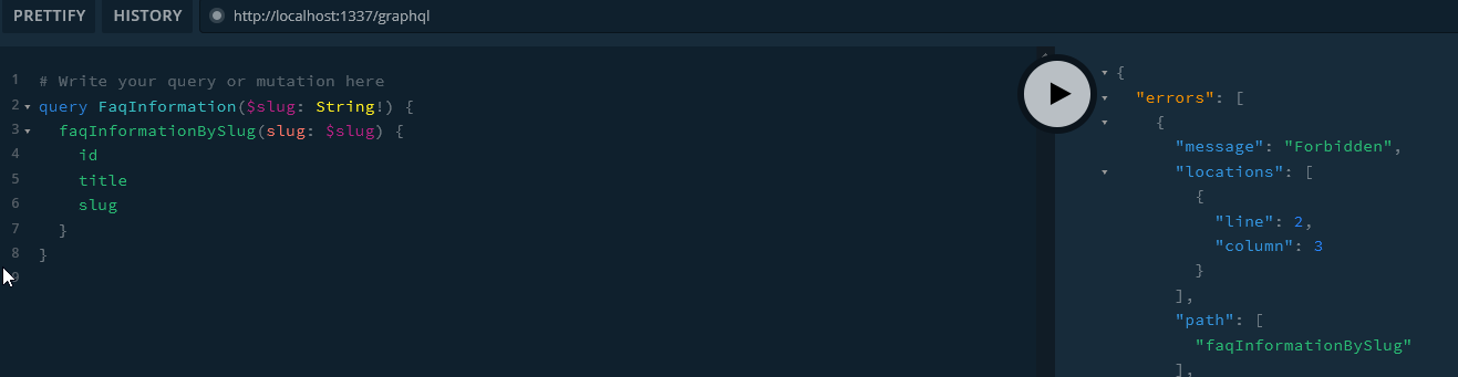 Custom route on models with hyphens cannot be accessed with GraphQL - 403 forbidden · Issue ...