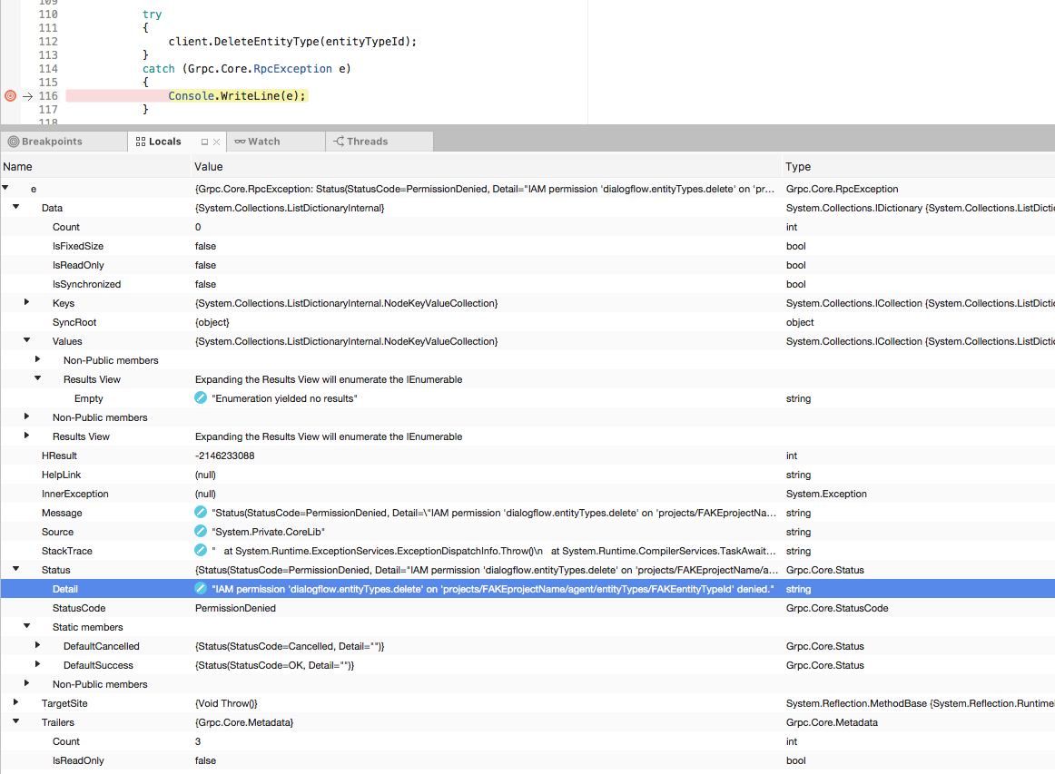 C#: Generate more idiomatic API Exception class for API error handling ...