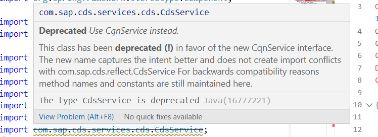Cdsservice Has Been Depracted · Issue 23019 · Sap Tutorialstutorials · Github 