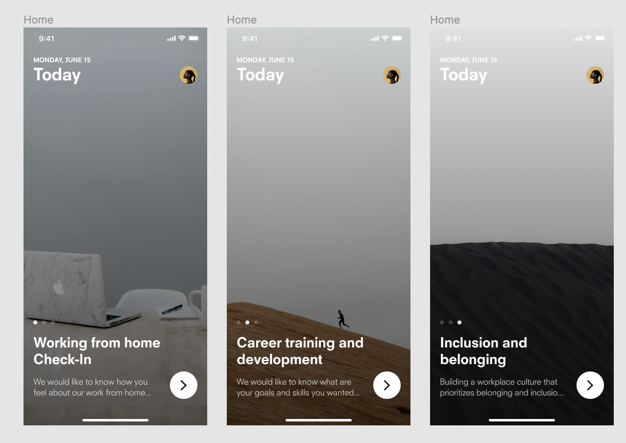 [UI] As a user, I can see a list of surveys on the home screen · Issue #2 · Wadeewee/survey ...