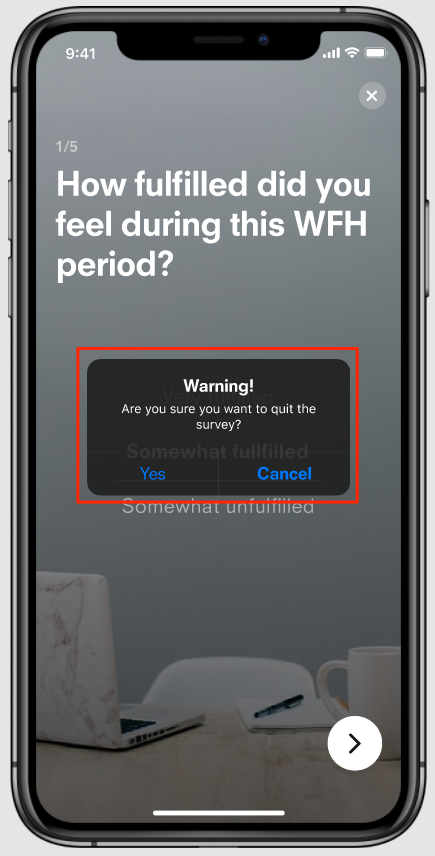 [Integrate] As a user, I can quit the survey · Issue #27 · Wadeewee/survey-flutter-ic-pooh · GitHub